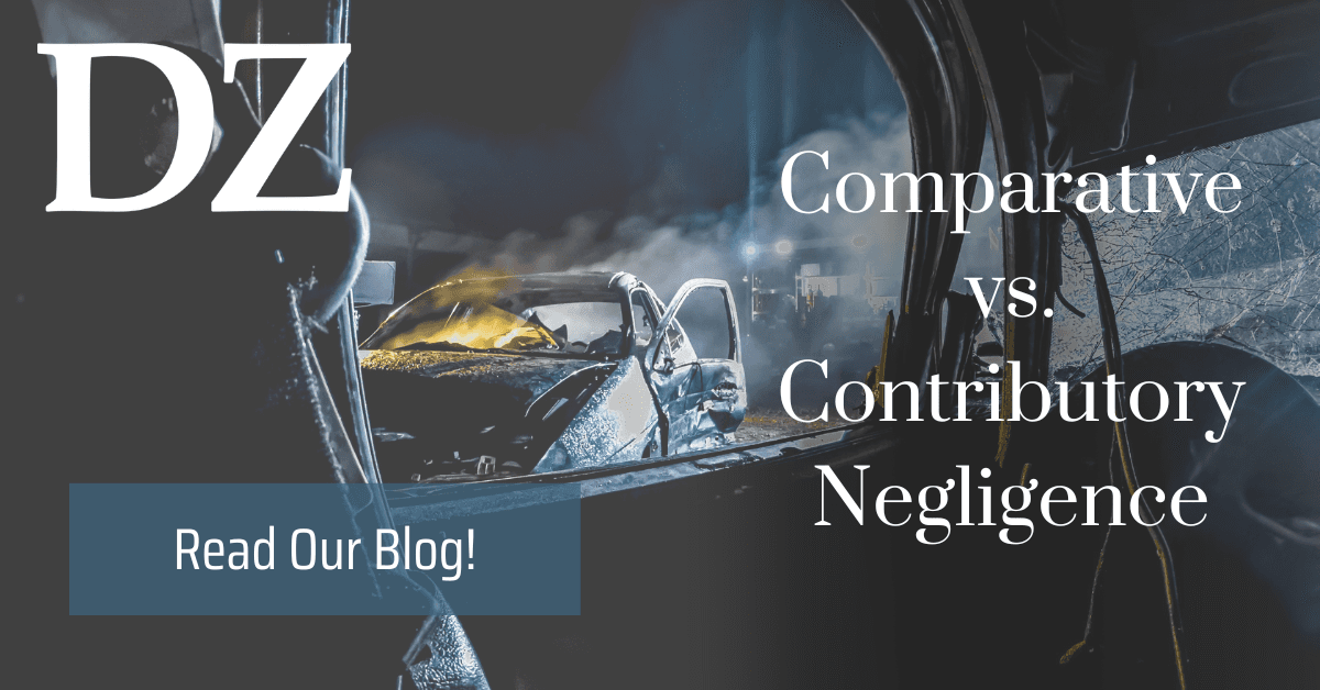 Comparative vs. Contributory Negligence | David A. Zipfel & Associates
